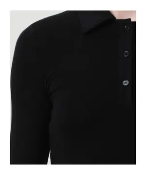 AGOLDE Collared Long-sleeve Top