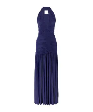 Christopher Esber Orion Ruched V-neck Maxi Dress