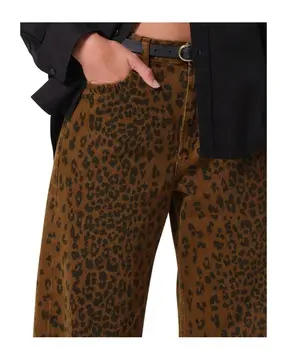 Citizens Of Humanity Miro Wide Leg Jeans Animal Print