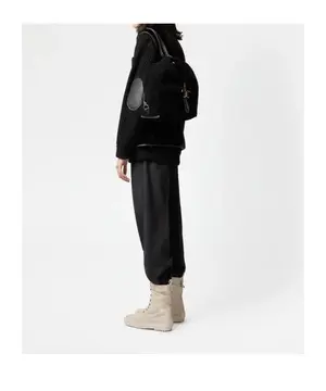 TOD'S T Plaque Shearling Tote Bag