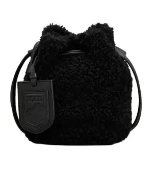 TOD'S Micro Shearling Bucket Bag