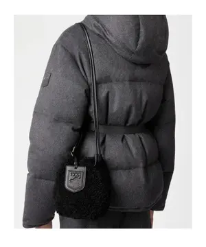 TOD'S Micro Shearling Bucket Bag