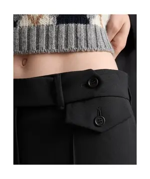 Prada Light Wool Tapered Pants