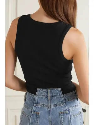 AGOLDE Poppy Ribbed Knit Vest