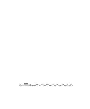 Balenciaga Diy Pin Bracelet In Shiny Silver