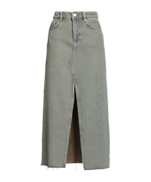 GANNI Denim Flared Skirt