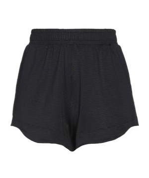 GANNI Elastic Waistband Shorts - Black