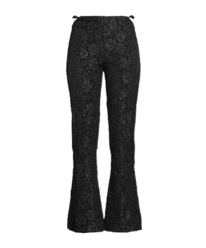 GANNI Bootcut Floral Jacquard Trousers