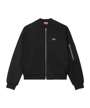 Kenzo Embroidered Logo Zip-up Bomber Jacket