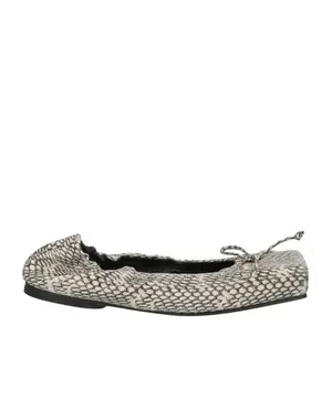 Jacquemus Snakeskin-print Ballet Flats