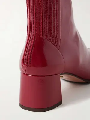 AQUAZZURA Leather Block-heel Boots