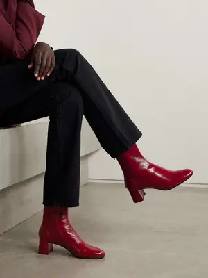 AQUAZZURA Leather Block-heel Boots