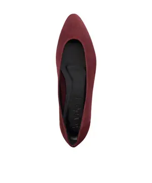 AeydĒ Solid Suede Ballet Flats