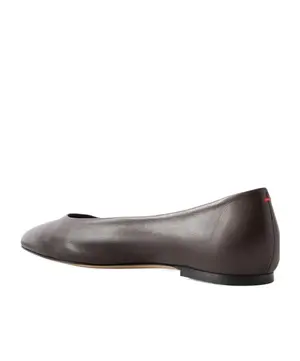 AeydĒ Solid Leather Ballet Flats