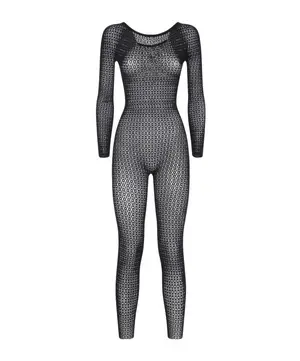 Wolford Daisy Net Catsuit - Black