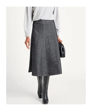 MAXCO. Flared Midi Skirt