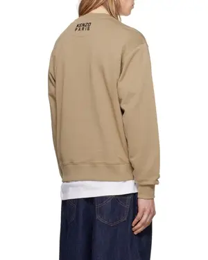 Kenzo Logo Patch Crewneck Sweatshirt