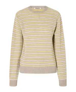 Auralee Lightweight Crew Neck Knit Top