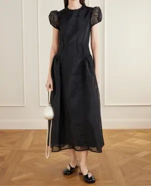 Cecilie Bahnsen Round Neck Dress
