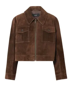 ARMA Suede Cropped Jacket