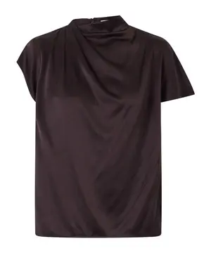 Staud Davina Silk-blend Top