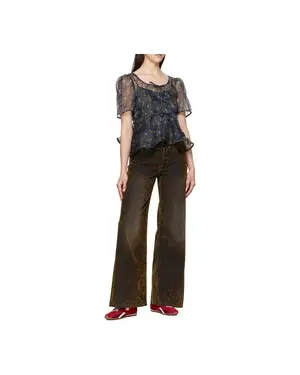 GANNI Peplum Blouse