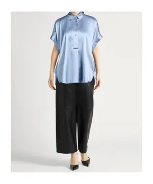 Brunello Cucinelli Short Sleeve Shirt - Blue