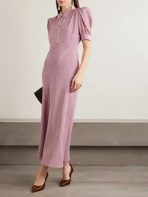 Alessandra Rich Polka Dot Dress