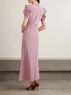 Alessandra Rich Polka Dot Dress