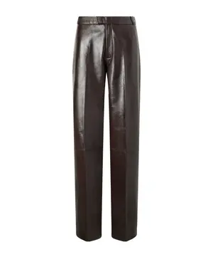 ARMA Palermo Leather Straight-leg Pants
