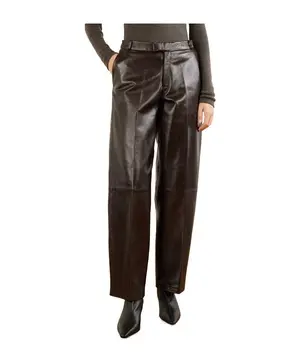 ARMA Palermo Leather Straight-leg Pants