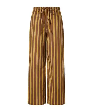 Staud Cotton Vertical Stripe Trousers