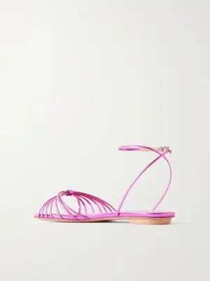AQUAZZURA Anima Leather Sandals