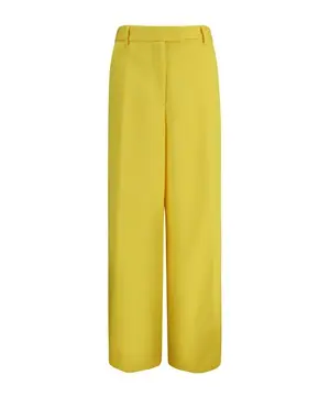Dries Van Noten Wide-leg Jacquard Pattern Pants