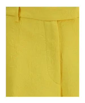 Dries Van Noten Wide-leg Jacquard Pattern Pants