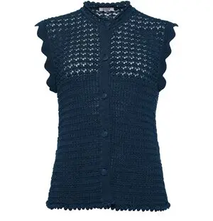 ERES Highneck Lace Top