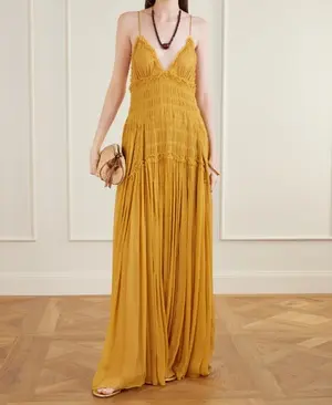 Ulla Johnson Backless V-neck Dress