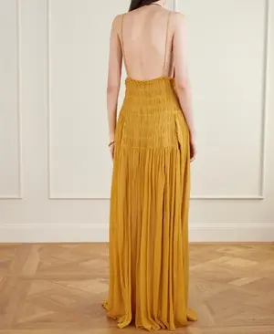 Ulla Johnson Backless V-neck Dress