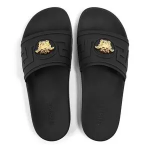 Versace Medusa Embossed Slides