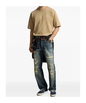 Polo Ralph Lauren Relaxed Fit Jersey Crewneck T-shirt - Nude