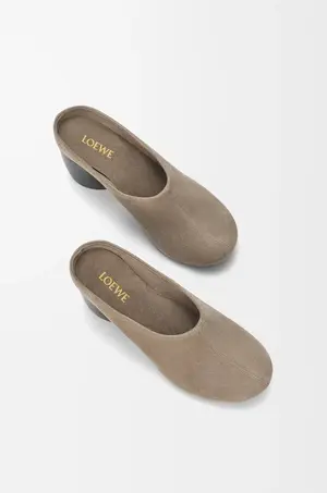 Loewe Oval Block Heel Mules