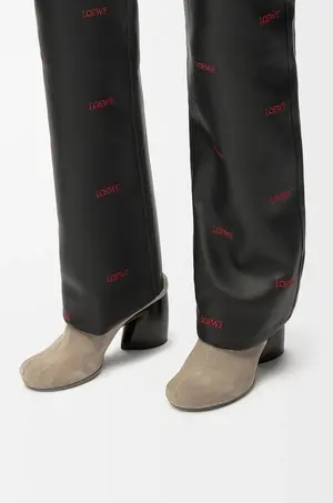 Loewe Oval Block Heel Mules