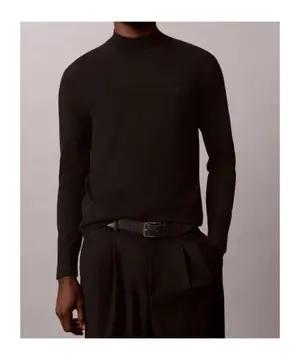 Calvin Klein Merinos Mock-neck Knitted Sweater