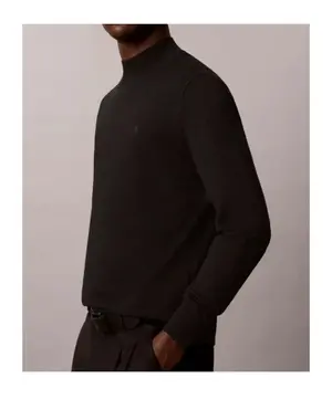 Calvin Klein Merinos Mock-neck Knitted Sweater