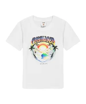 Casablanca Crewneck Shortsleeve Tee - White