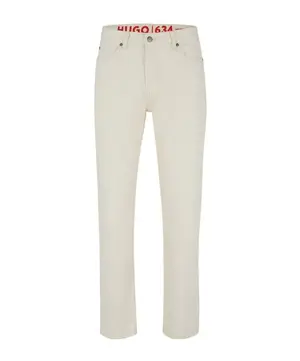 Hugo Boss Solid Color Denim Trousers