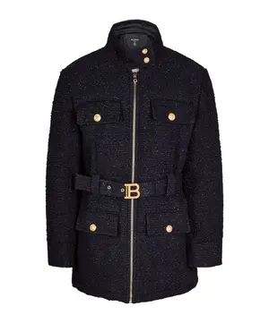 Balmain Long-sleeve Zip-up Jacket