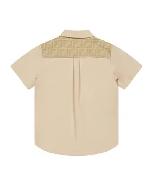 Fendi Ff Monogram Short Sleeve Shirt