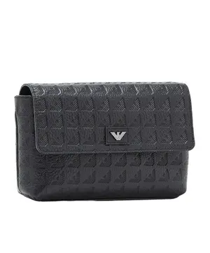 Emporio Armani Embossed Messenger Bag