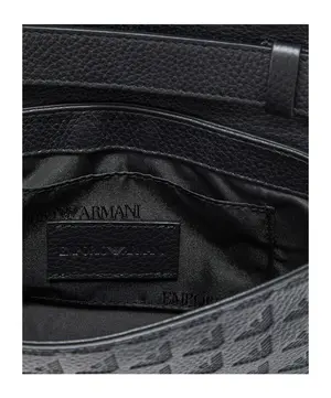 Emporio Armani Embossed Messenger Bag